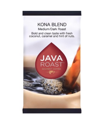 Java Roast Gourmet Kona Blend Ground Coffee with Bonus Filters, Medium ...