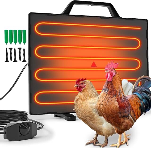 Chickcozy Chicken Coop Heater Radiant Heat Panel, Warmer for Chicken ...