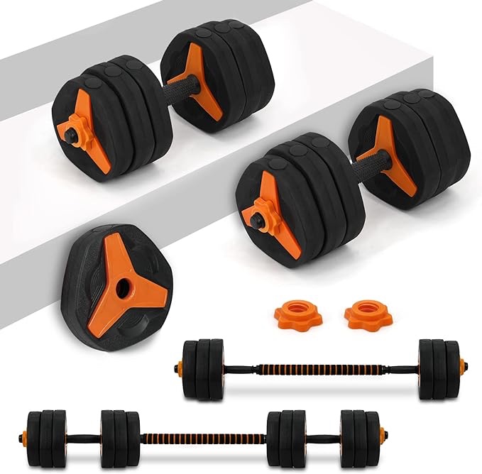 VIVITORY Weights Dumbbells Set, Adjustable Dumbbell Set, Weight Set for ...