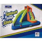 my first water slide splash and slide with tunnel
