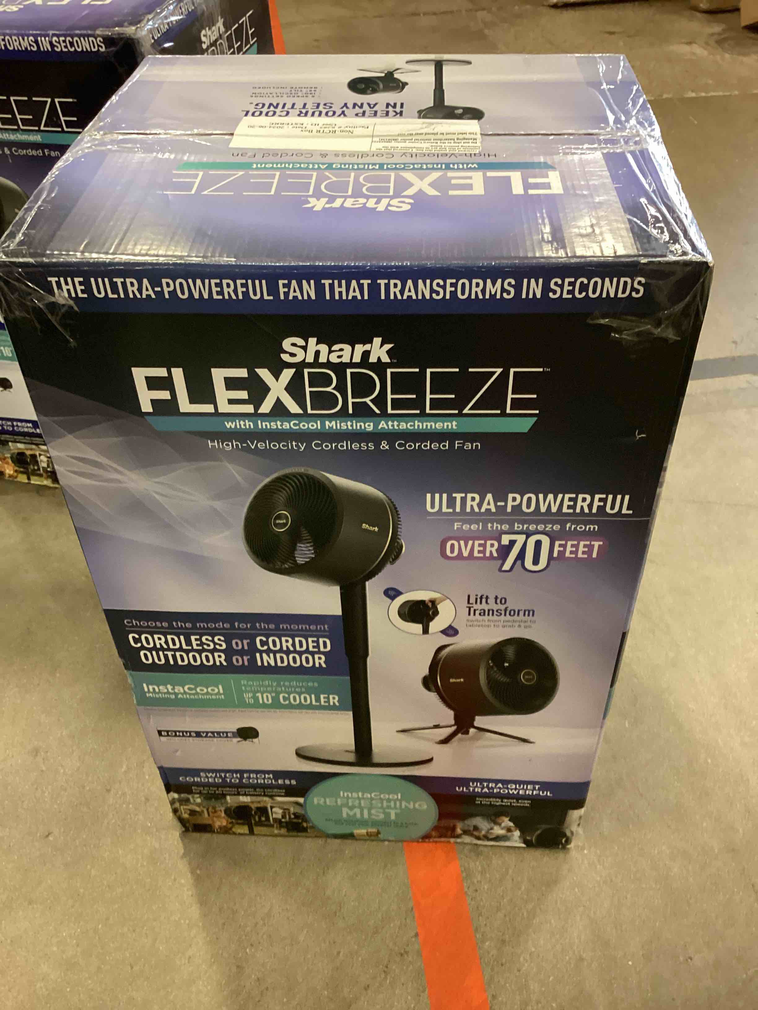 Shark FlexBreeze Pedestal & Tabletop, Indoor & Outdoor, Portable ...