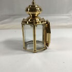 Intertek Gold Clear Electric Hardwired Wall Mounted Outdoor Lantern Lamp
