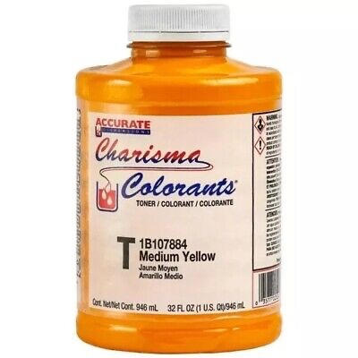Charisma Colorants Toner Medium Yellow 32 fl. oz. Bottle T1B107884, 10 ...