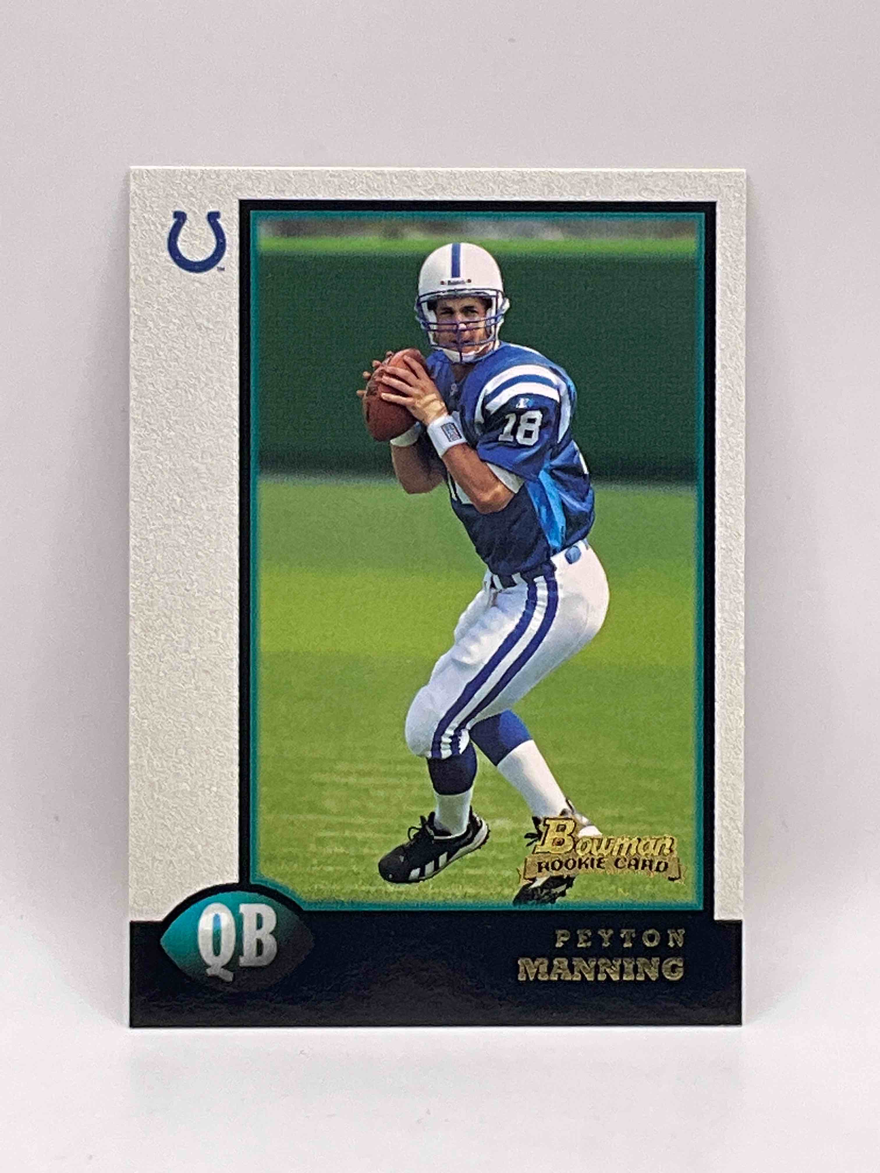 Wow! Peyton Manning Rookie! Rare Peyton Manning True Bowman Rookie Card ...