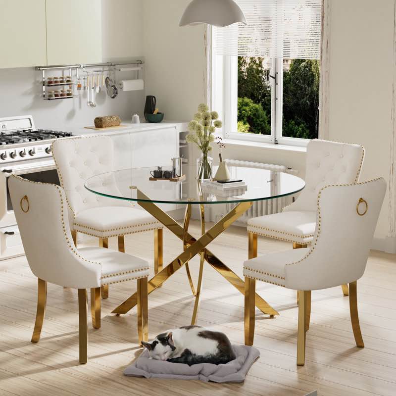 Keyari 5 - Piece Pedestal Dining Set ( incomplete base only)