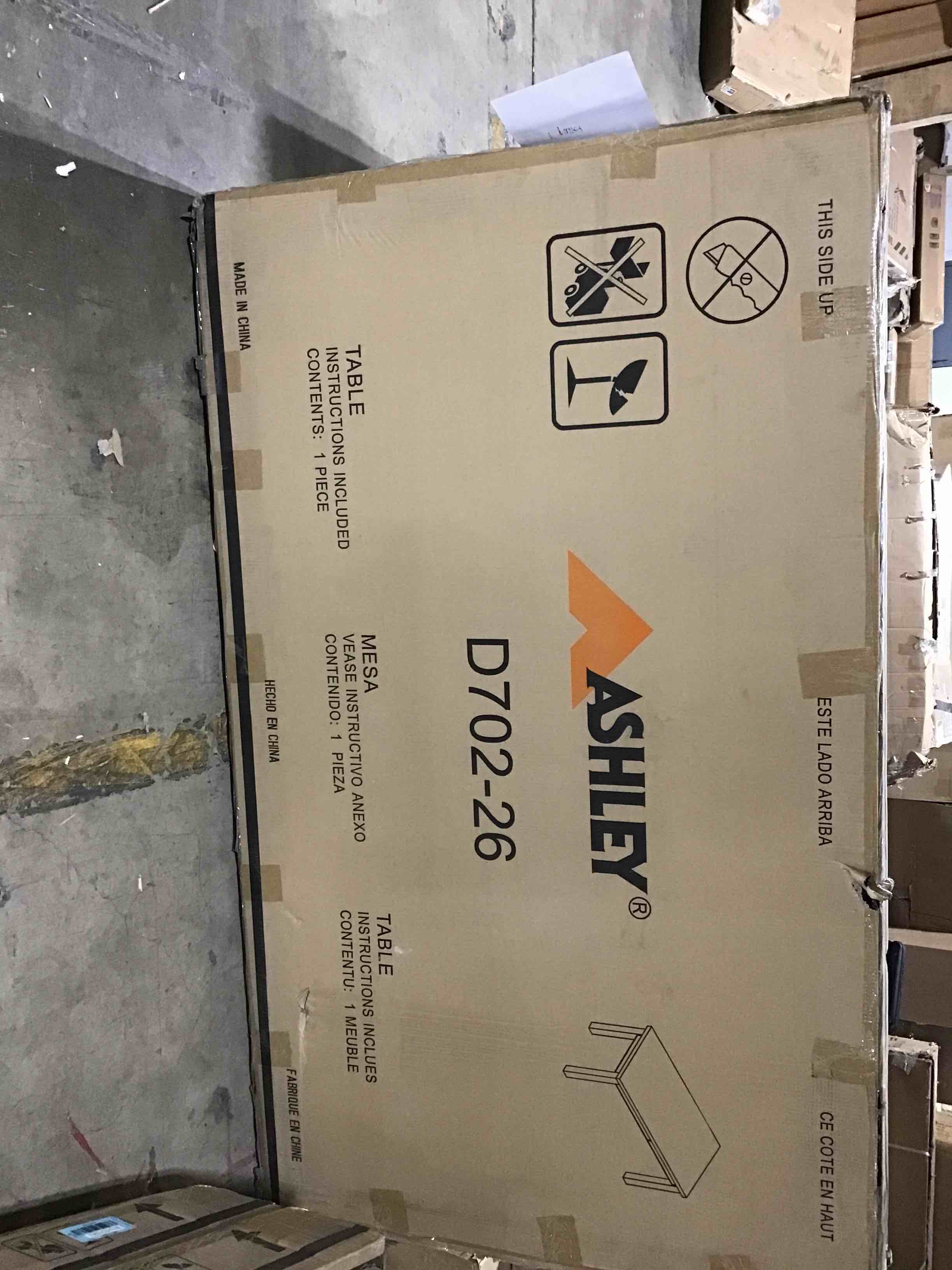 Ashley Jeanette Dining Table Width: 42.00" Height: 30.63" Depth: 72.00 ...