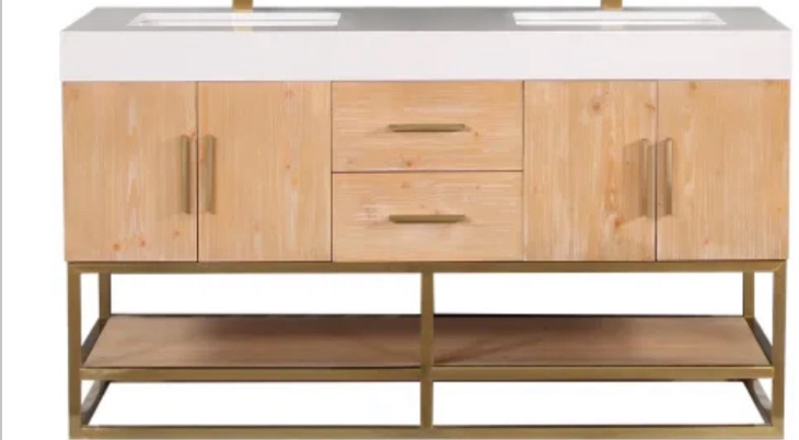 Annice 60 double bathroom vanity