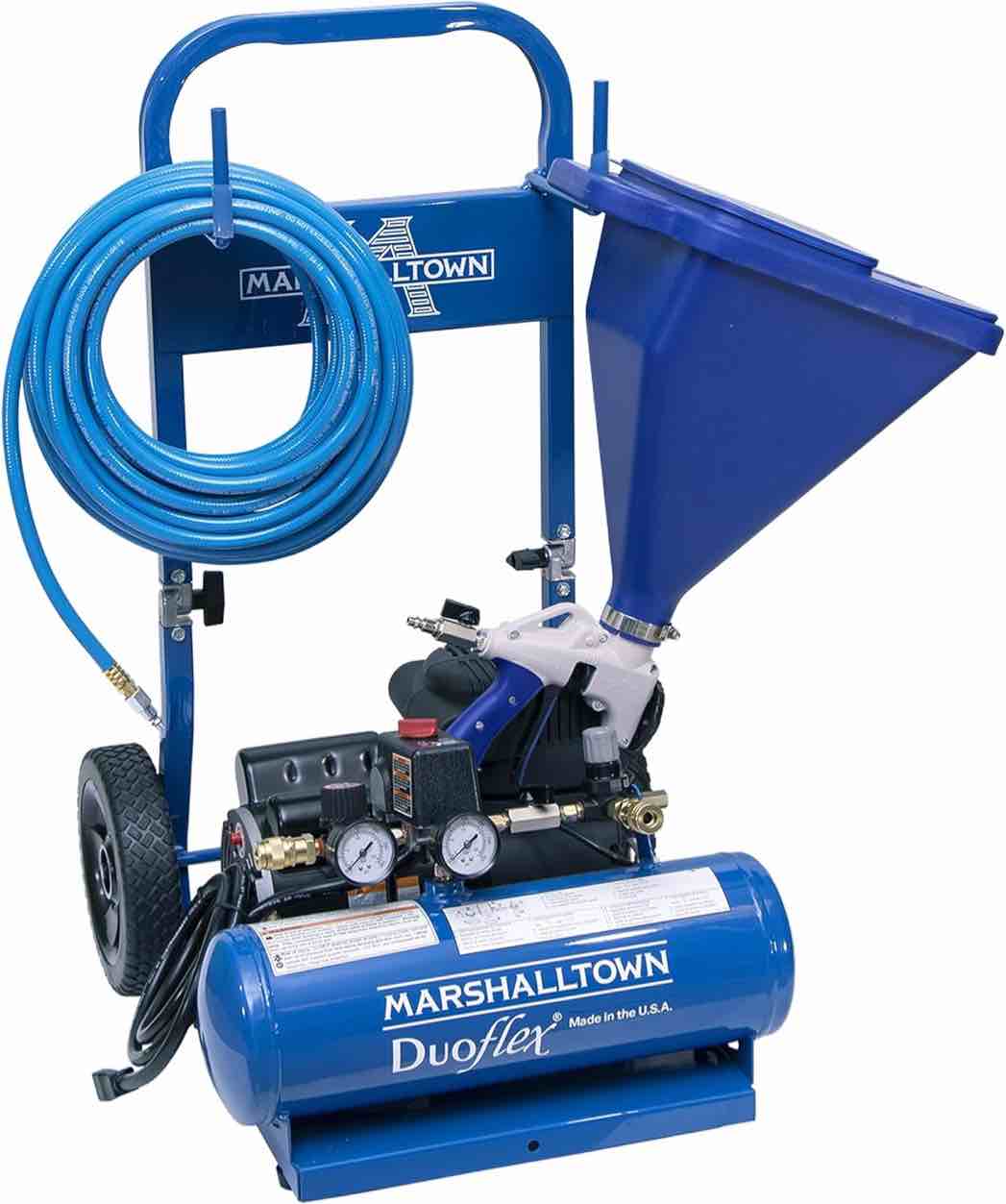 MARSHALLTOWN DuoFlex Compressor w/SharpShooter 2.1 Hopper Gun, Kit ...