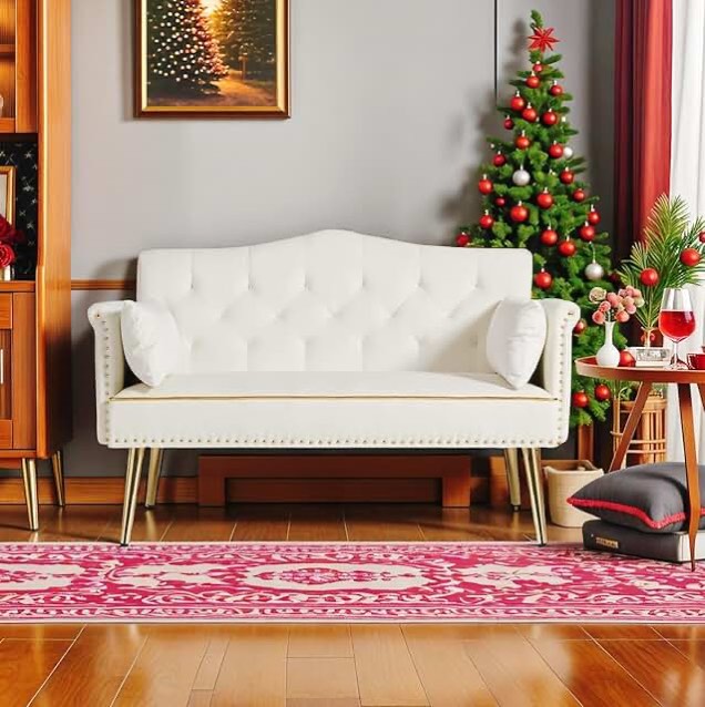 Euclid 47" Velvet 2-Seat Armless Loveseat