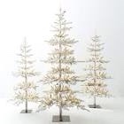 Johvan Slender Green Most Realistic Fir Christmas Tree with LED Lights
