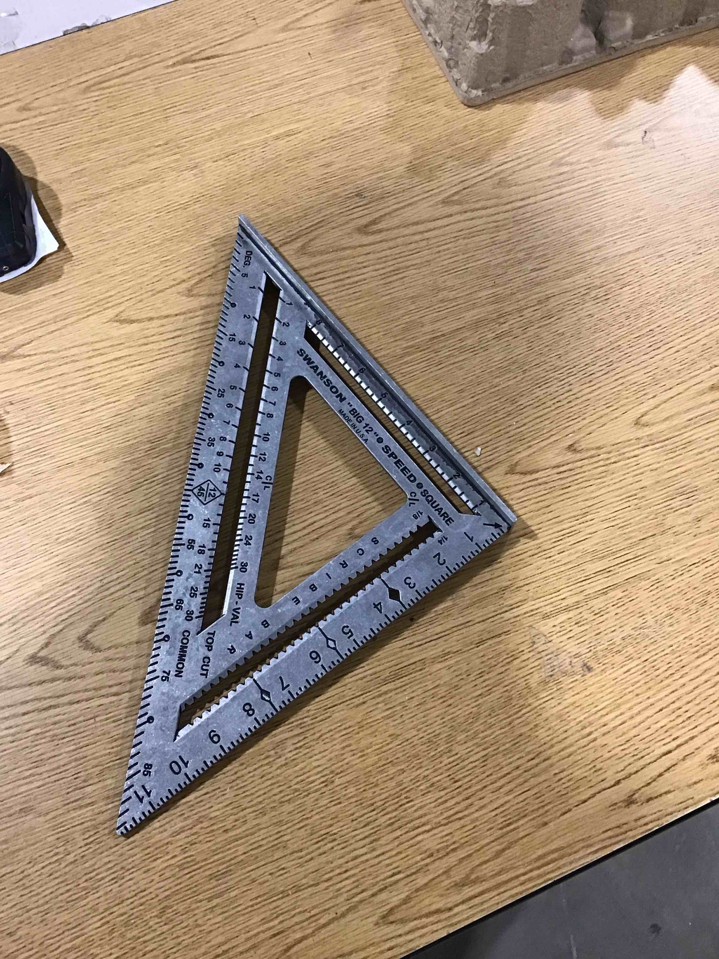 Swanson Tool Co 7 Inch Speed Square Pro with Pro Blue Book, Model S0100-A