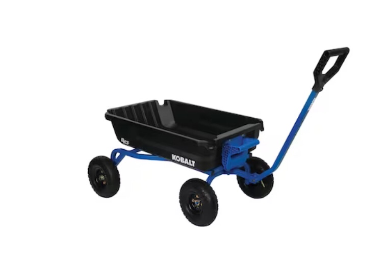 Kobalt 4-cu ft Poly Yard Cart