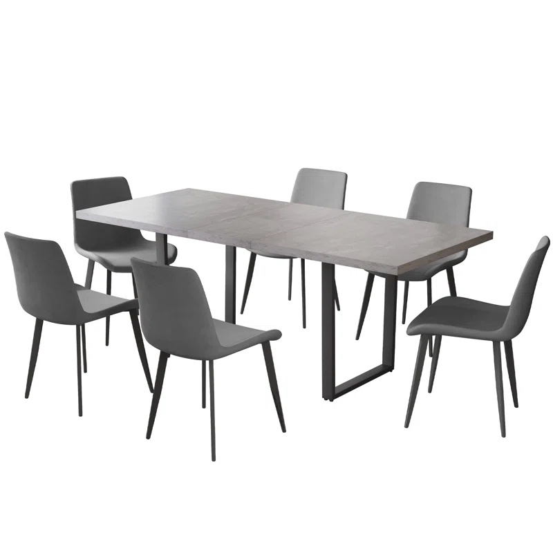 kloc 51.2” to 66.9” extendable dining table *incomplete,box 2/2 of ...