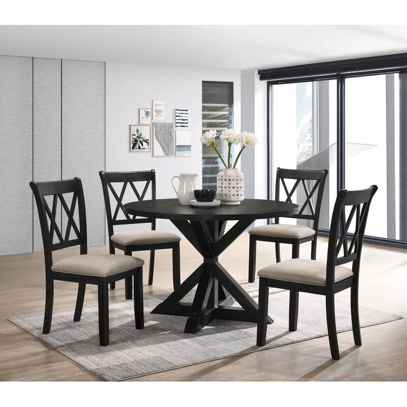 Ebbert 5 - Piece Trestle Dining Set ( incomplete dining only)