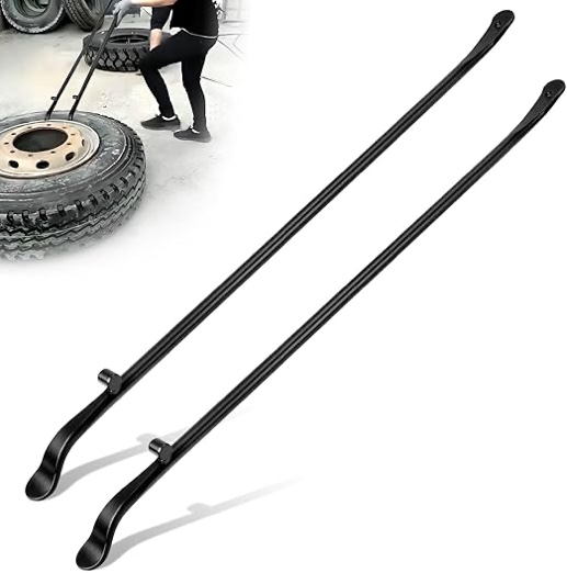 2pcs Tire Mounting Tools, 38.6x1.6 Inch Tire Iron 34645 Tire Mount and ...