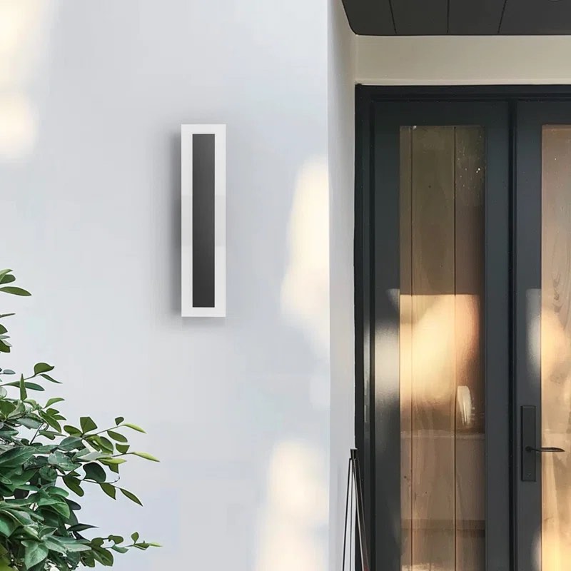 Eljan New Upgrade Iron Outdoor LED Wall Light with Back Plate