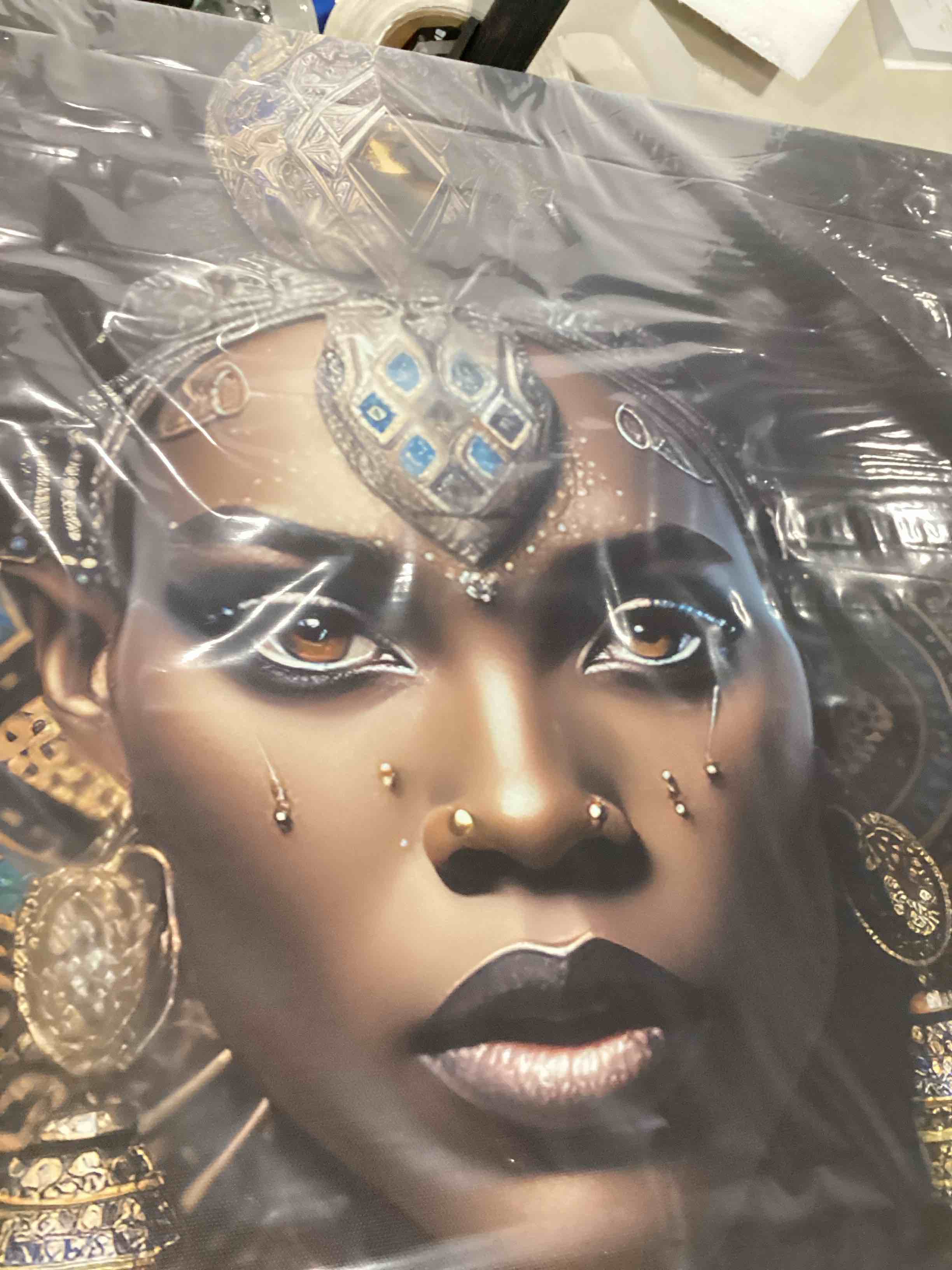 Maspeth African Person - Print on Canvas