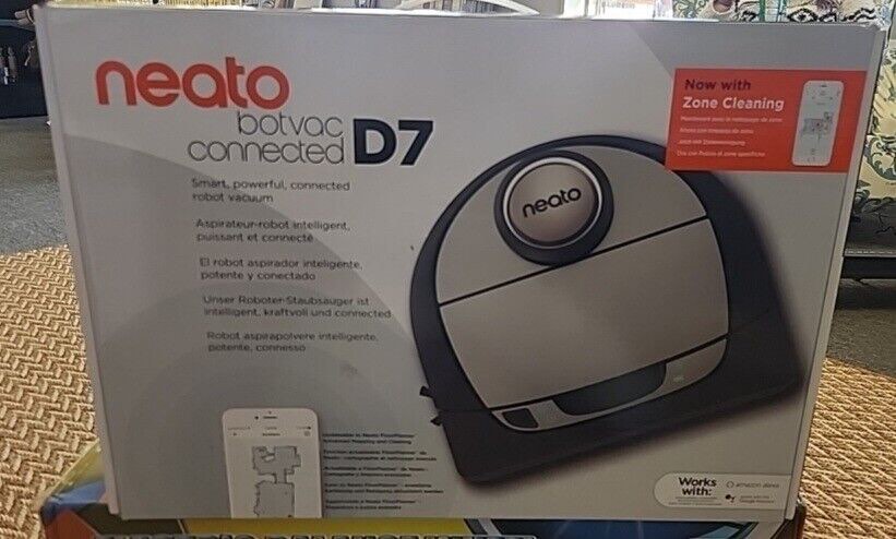 Neato Robotics Botvac D7 Wi-Fi Robot Vacuum - Black/Gray (905-0415))