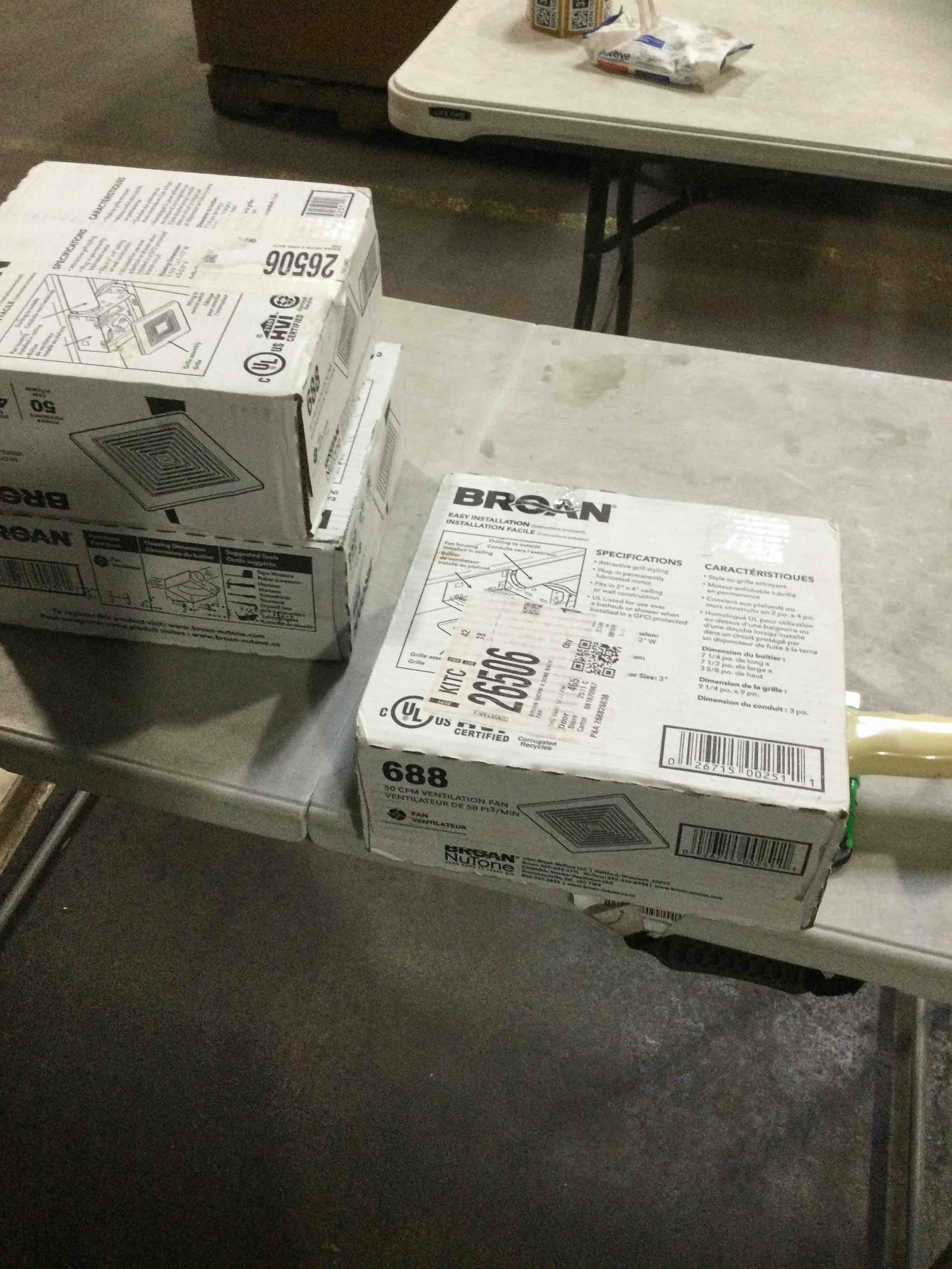 Broan-NuTone 688 Bathroom Exhaust Fan With Duct