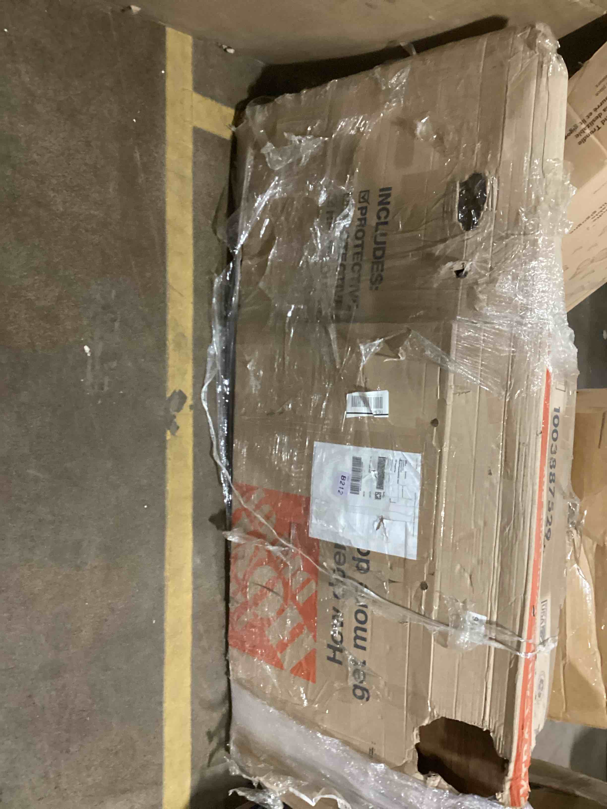 extra large tv/picture box wood