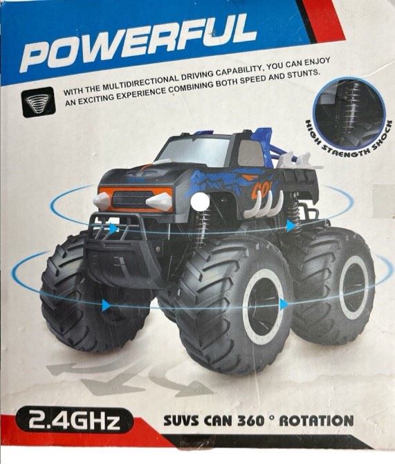 MONSTER POWER Radio Control Climbing Truck All Terrain Spin 2.4Ghz ...