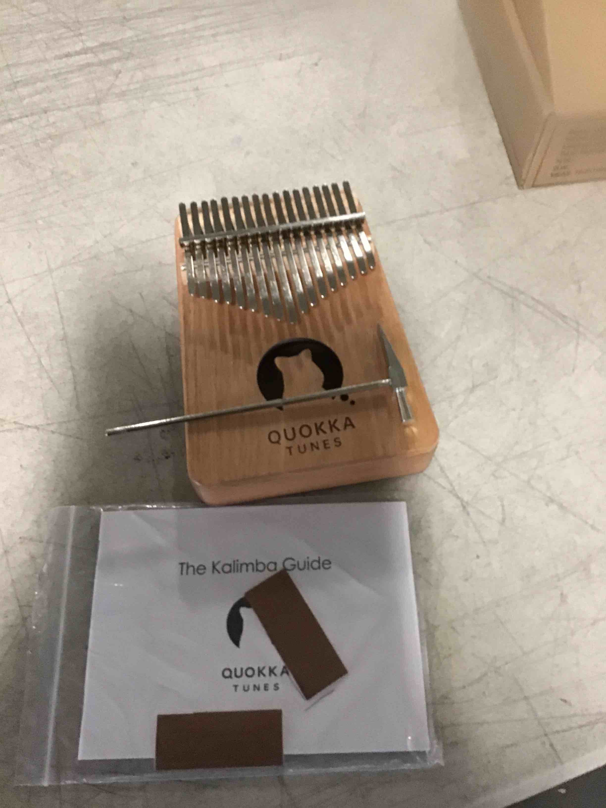 Kalimba Thumb Piano 17 Keys - Finger Piano with Exclusive QT Kalimba ...