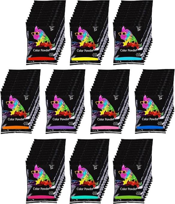 Chameleon Colors 70g Individual Color Powder Packs - Great for Summer ...