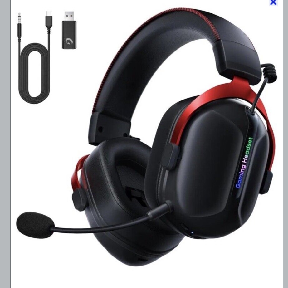 Wireless Gaming Headset Captain 570 2.4GHz USB Dual Wireless Bluetooth