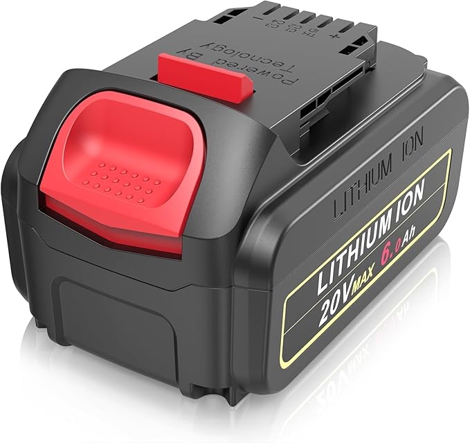 20V 6000mAh Replace Battery for Dewalt 20V Battery DCB206, 20V Max 6.0Ah Lithium Ion Battery ...