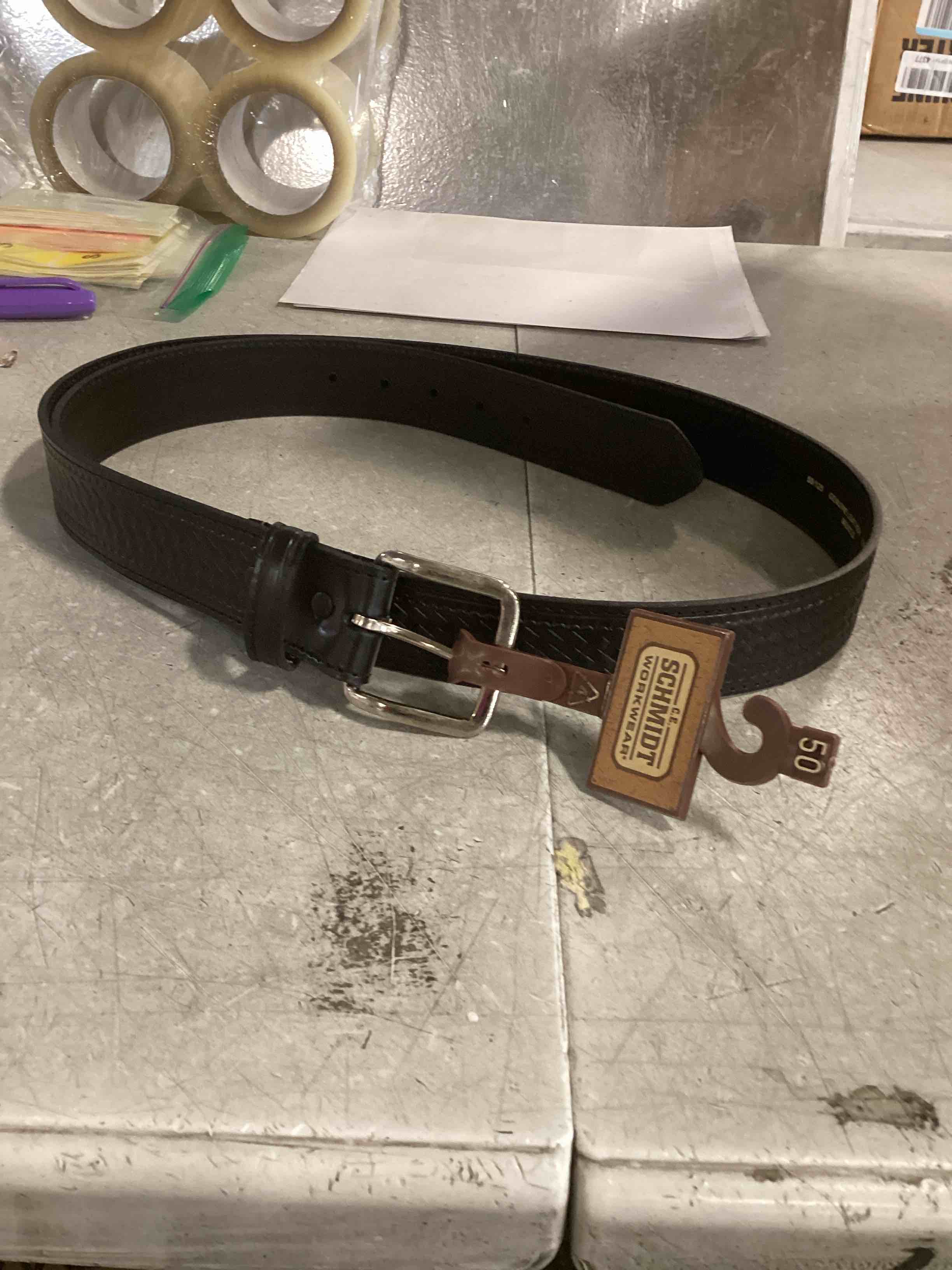 Schmidt belt size 50 black (1 pack of 31)