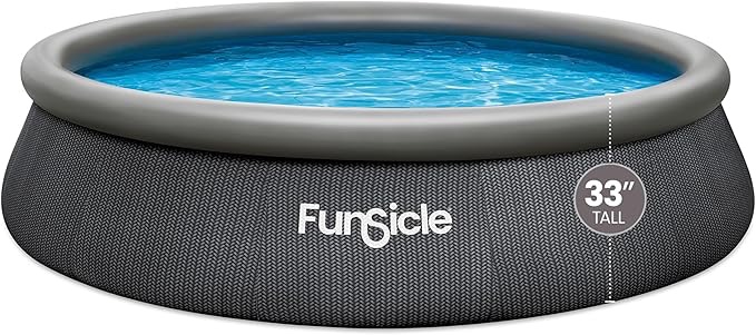 Funsicle: QuickSet Designer Pool - 13ft Above Ground Inflatable Pool ...