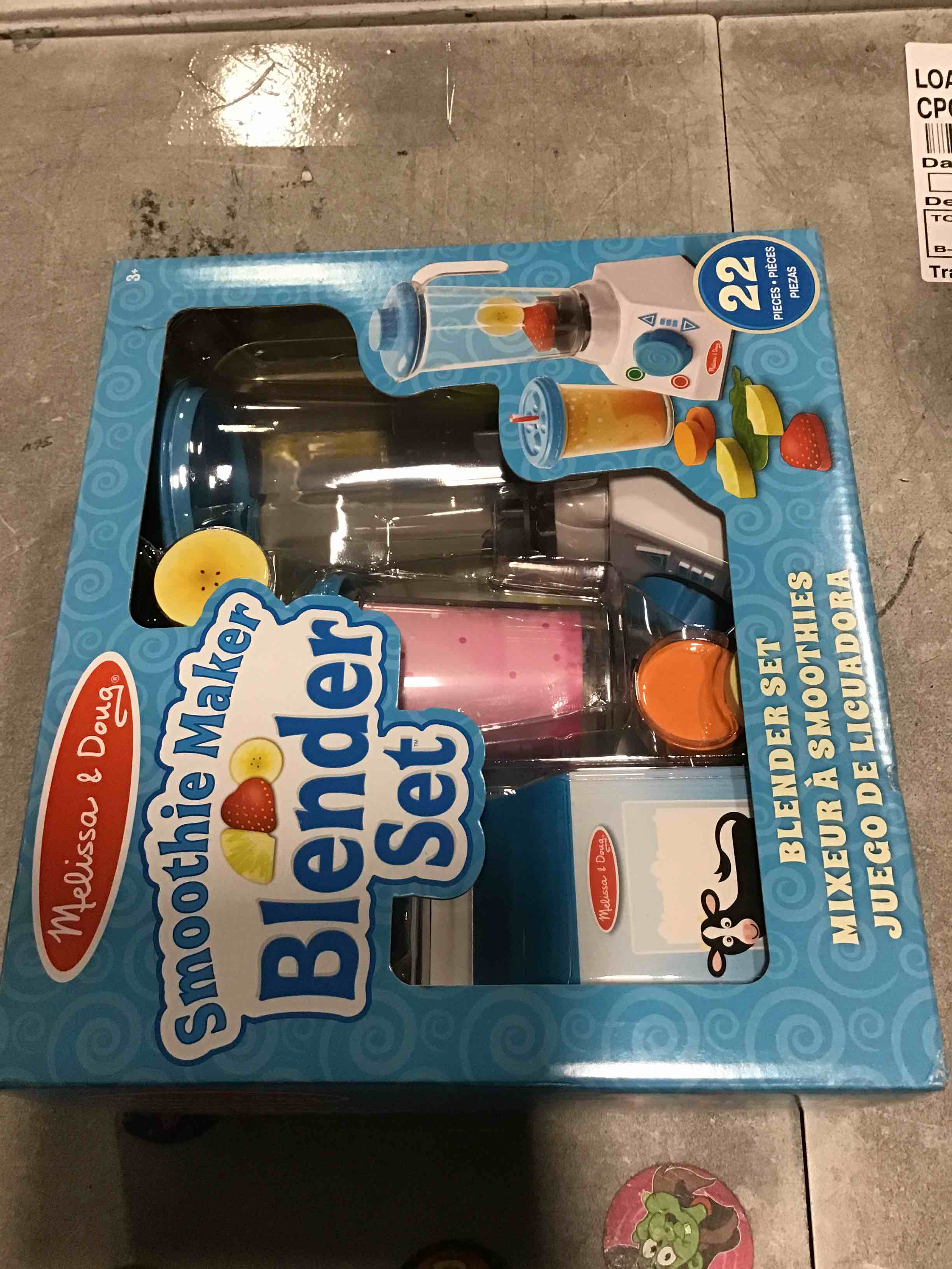 Melissa & Doug Smoothie Maker Blender Set with Play Food - 22 Pieces ...