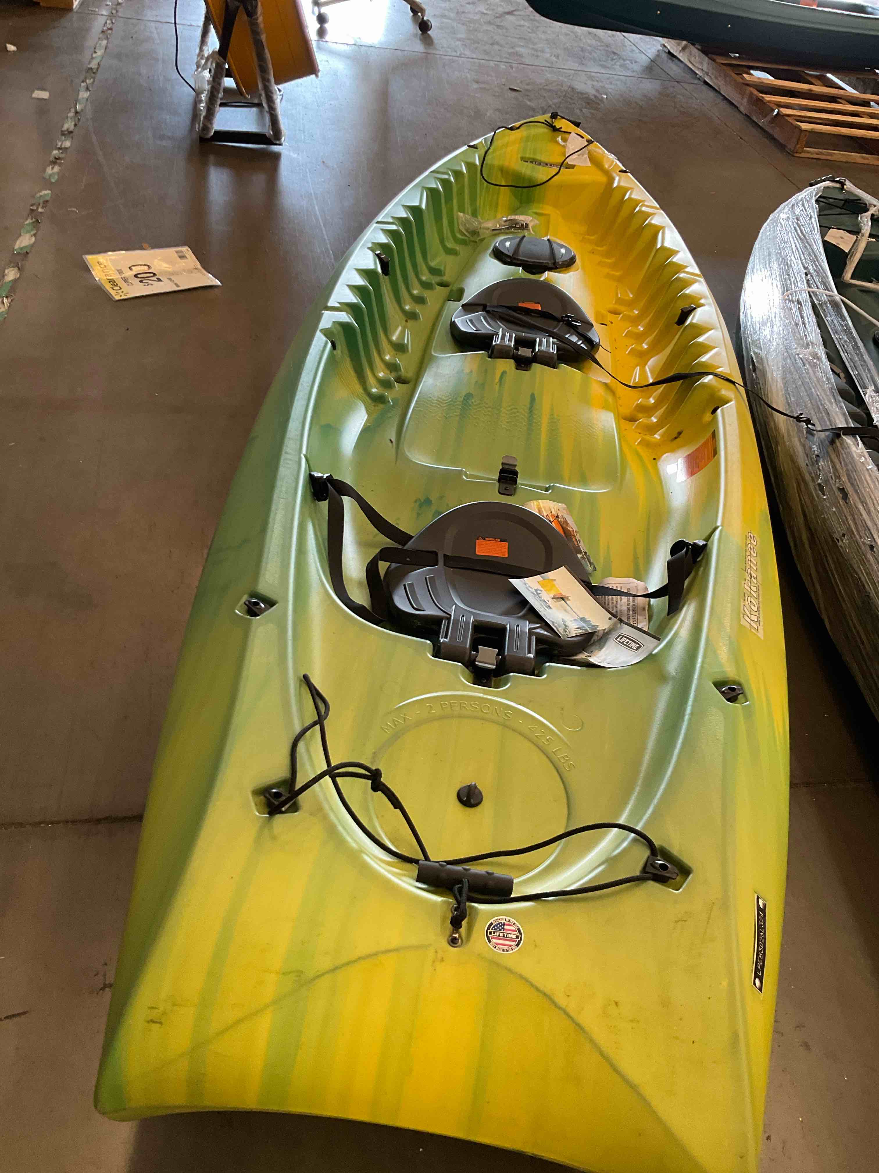 two seat lifetime Kokanee kayak