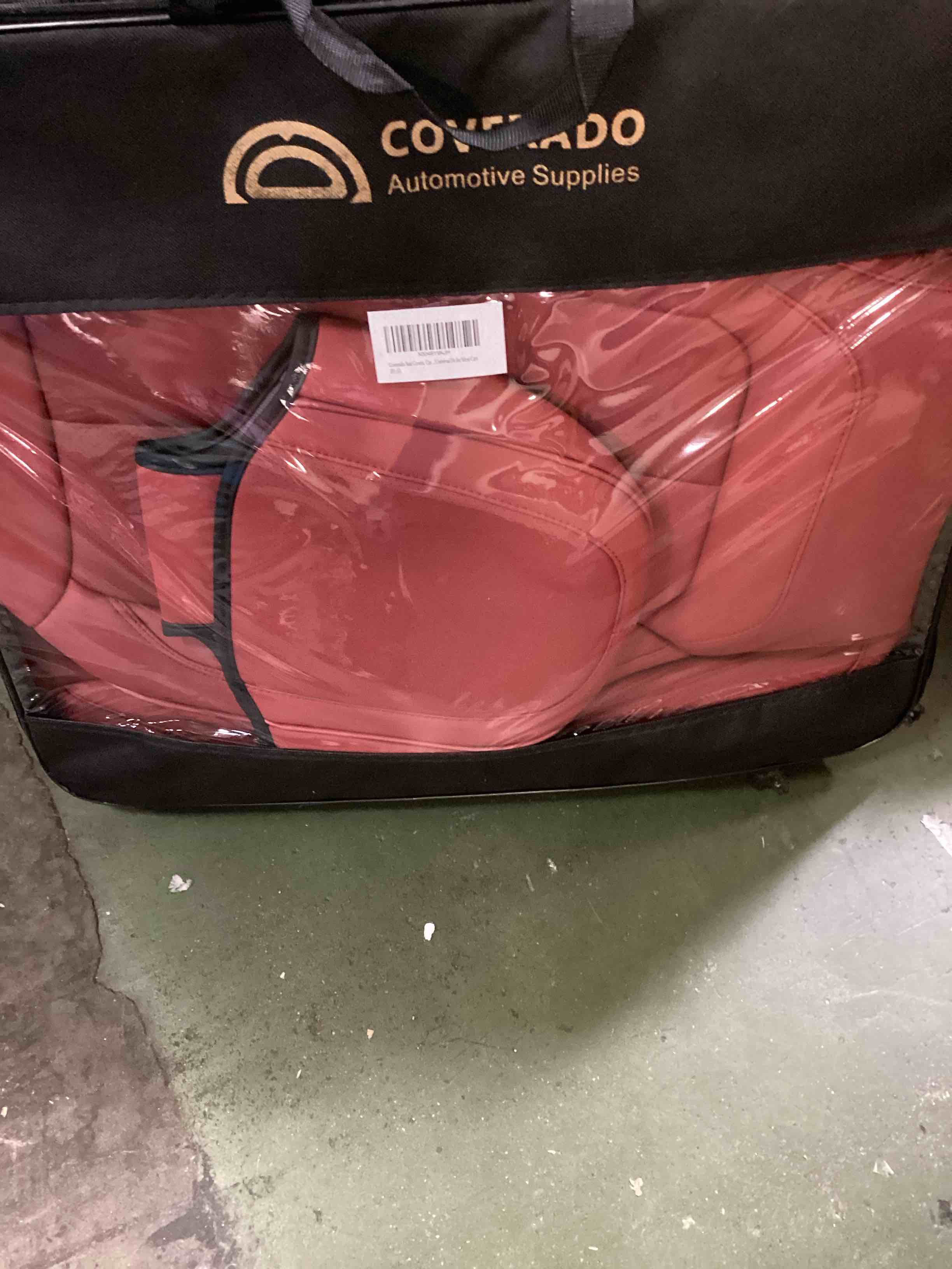 Coverado Car Seat Covers Full Set, Seat Covers for Cars, Red Car Seat ...