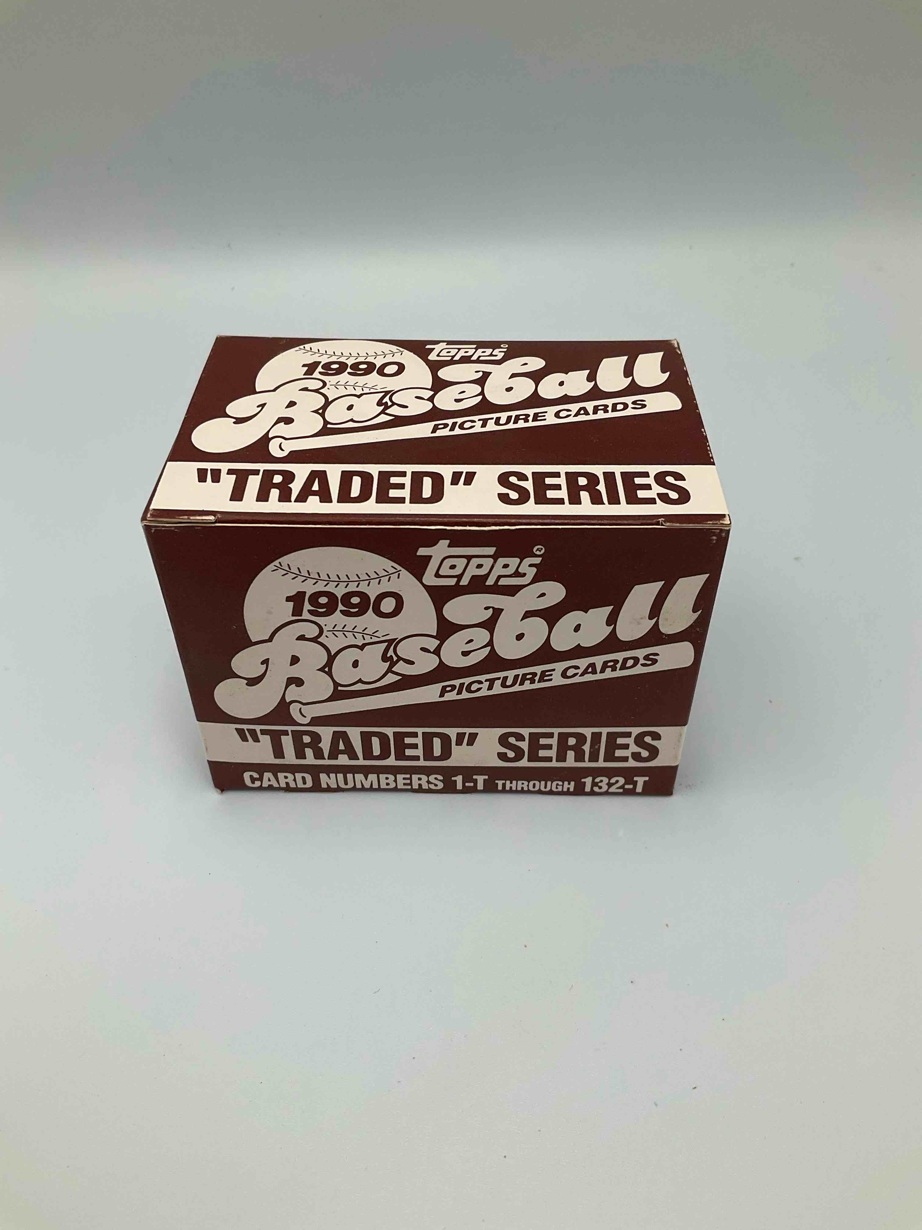 1990 Topps Baseball Card Complete Unopened Traded Series, Card Numbers ...