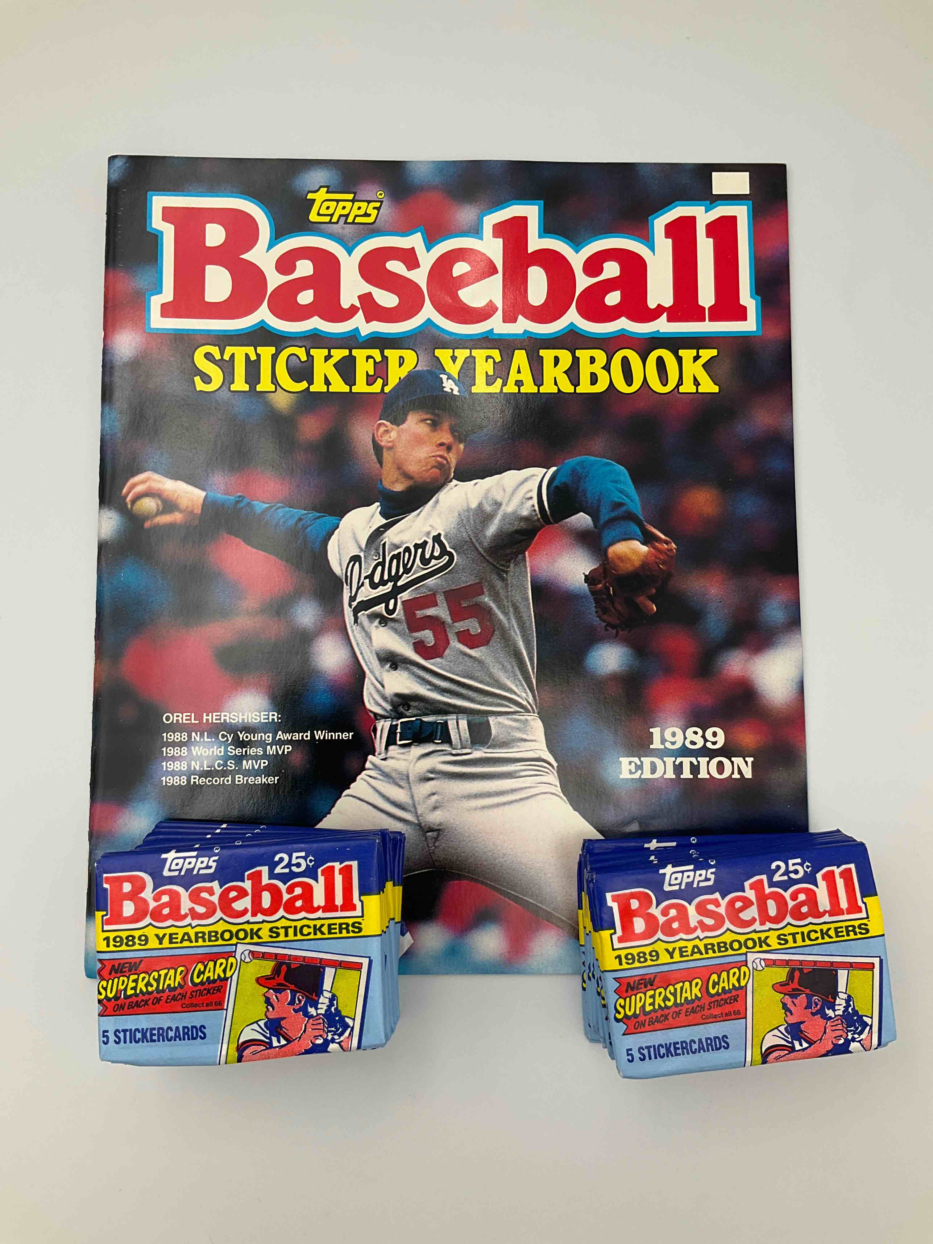 1989 MLB Sticker Yearbook Special! A Rarity To Find! 1989 Unused ...