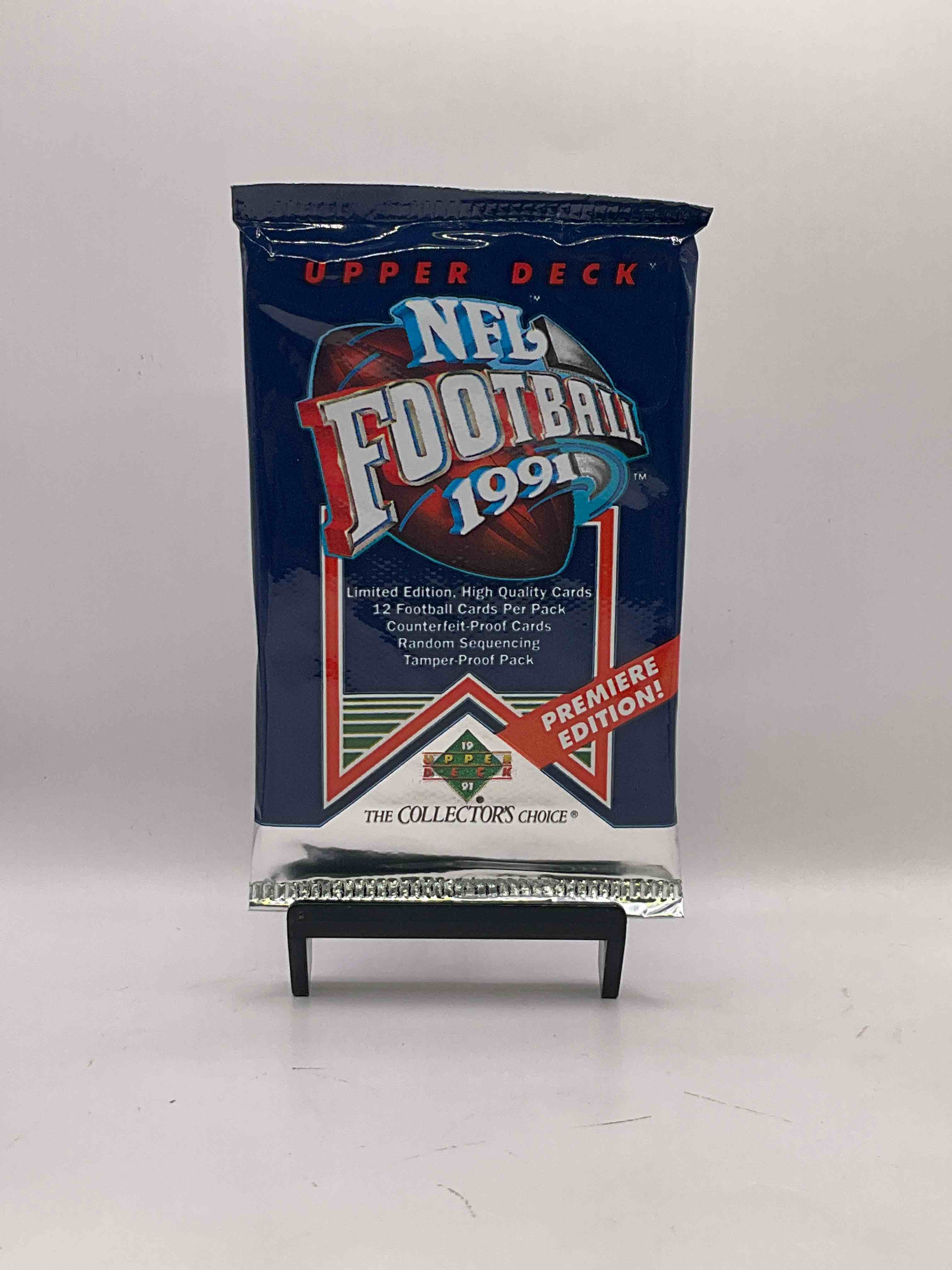 Rare & Vintage! 1991 Upper Deck Unopened NFL Football Packs! Direct ...