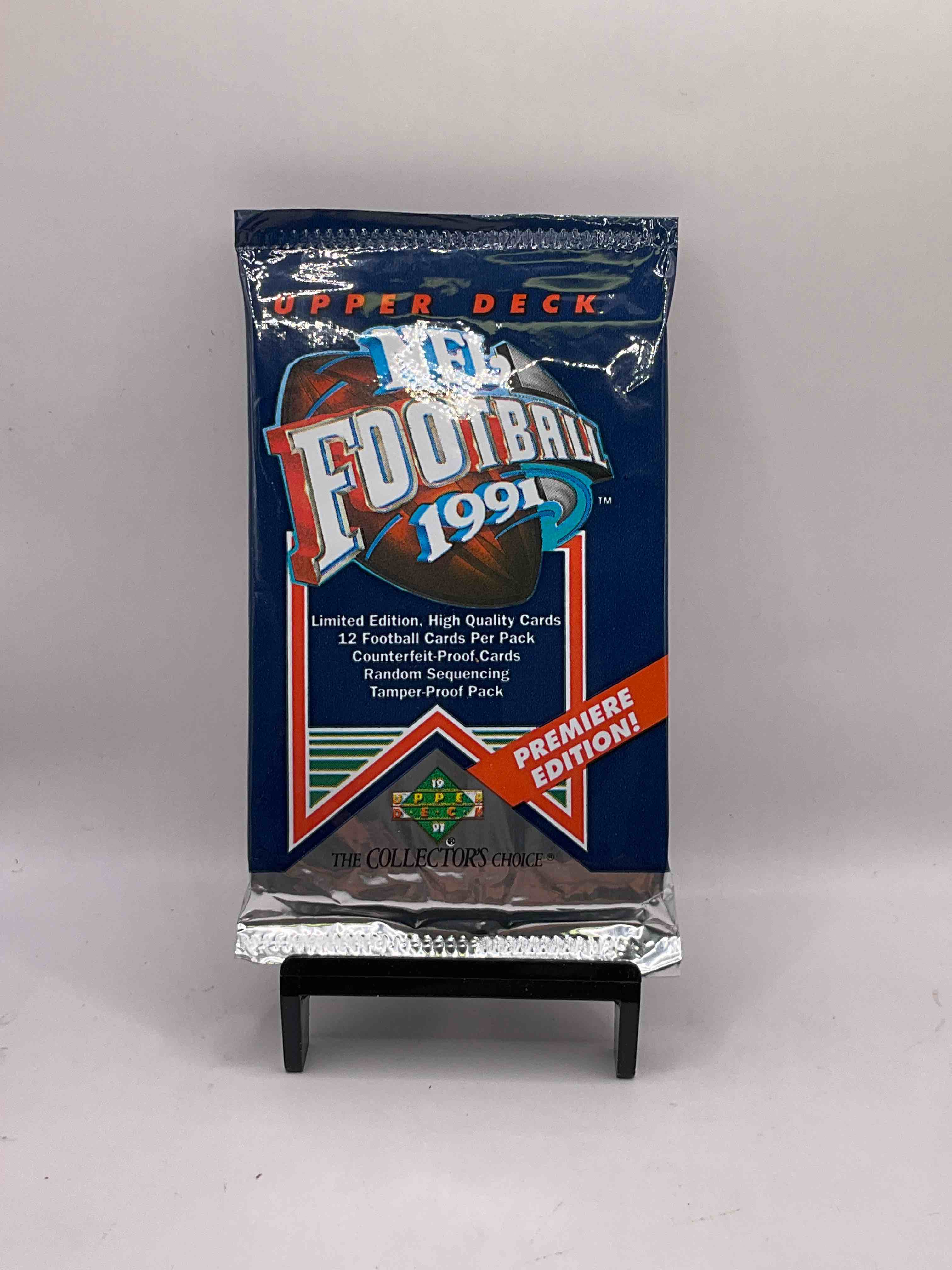 Rare & Vintage! 1991 Upper Deck Unopened NFL Football Packs! Direct ...