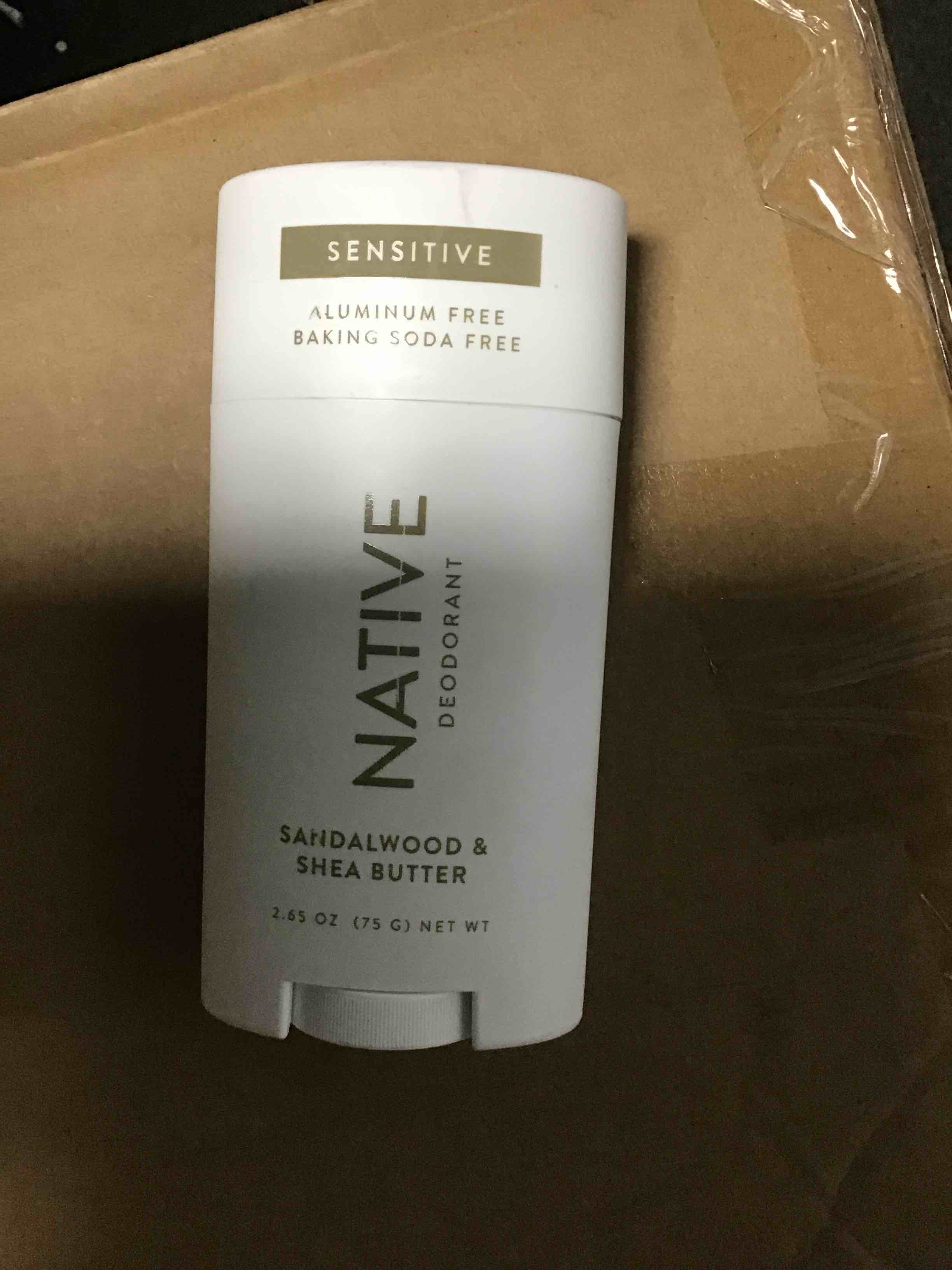 Native Sensitive Deodorant Sandalwood & Shea Butter for Women and Men 2 ...