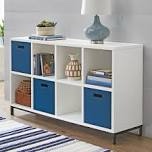 Nakeeta 33" H x 58" W Cube Bookcase ( Color brown)