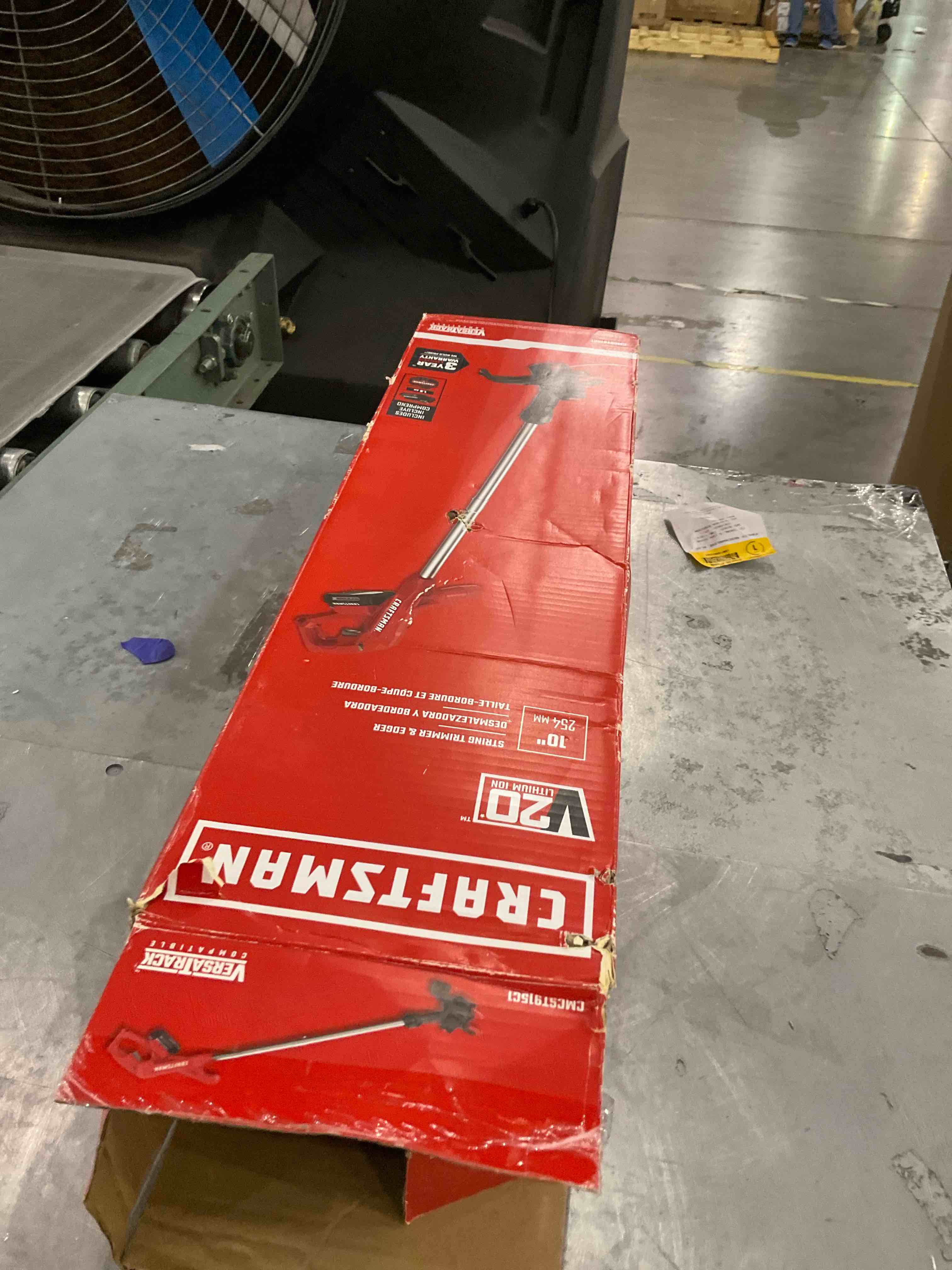 CRAFTSMAN V20 20-Volt Max 10-in Straight Cordless String Trimmer with ...