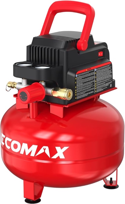 Air Compressor 3 Gallon Portable Pancake Tank Oil-free, 110 PSI MAX ...