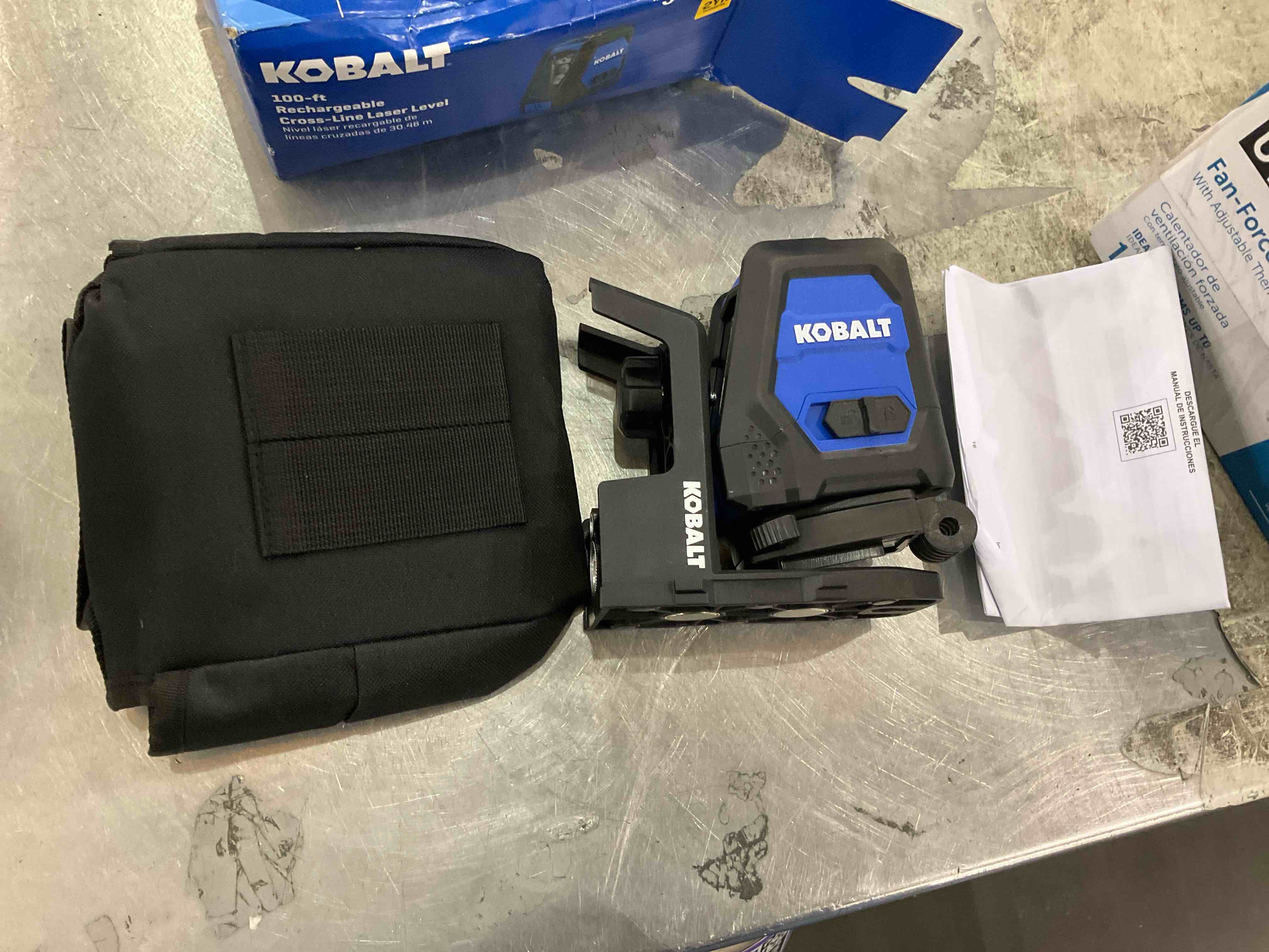 Kobalt 100-ft Green Self-Leveling Cross-line Laser Level