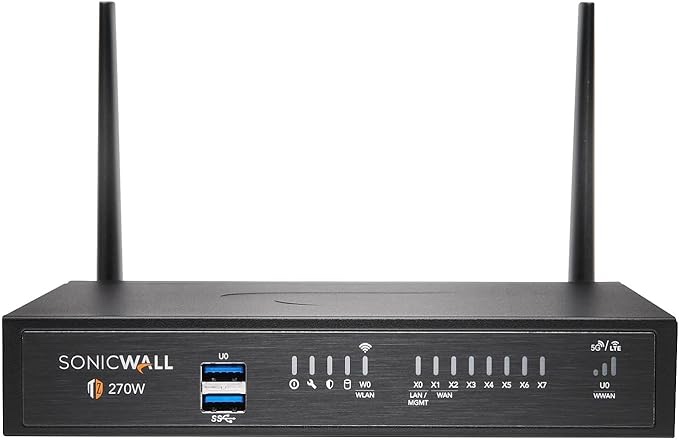 Sonicwall TZ270W Wireless Network Security Appliance (02-SSC-2823 ...