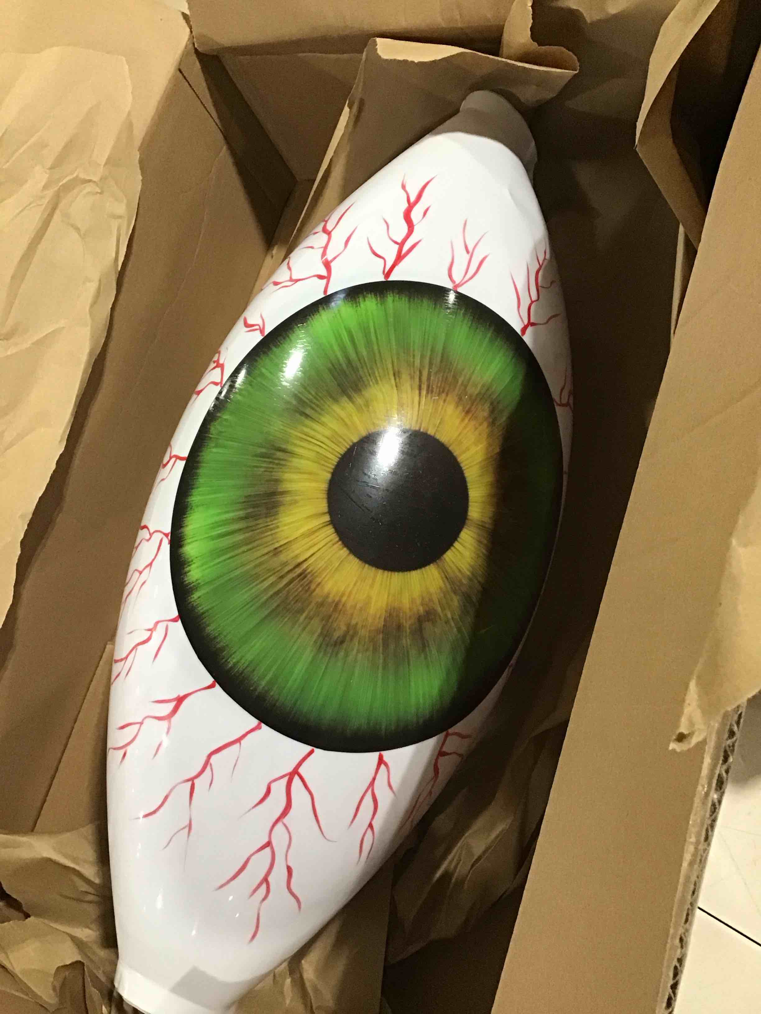 Halloween Eyeball Plastic Pole Hanger 2pc