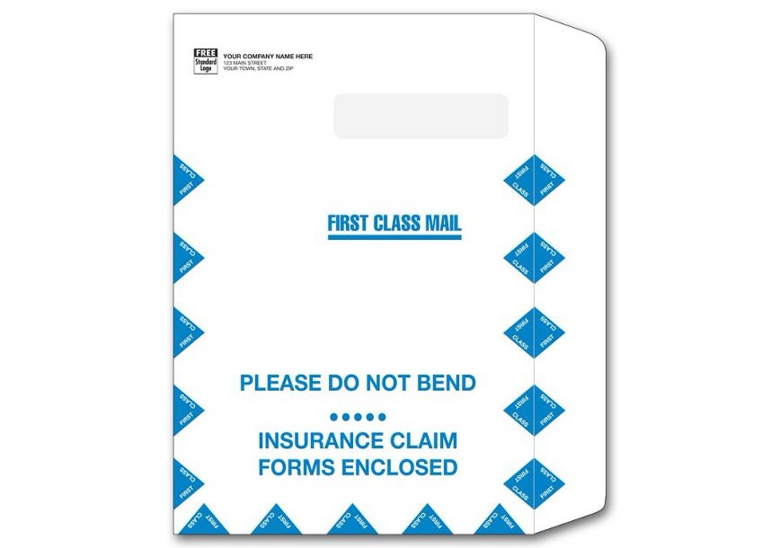 First Class Mail Please Do Not Bend Insure Claim Forms Enclosed Envelope