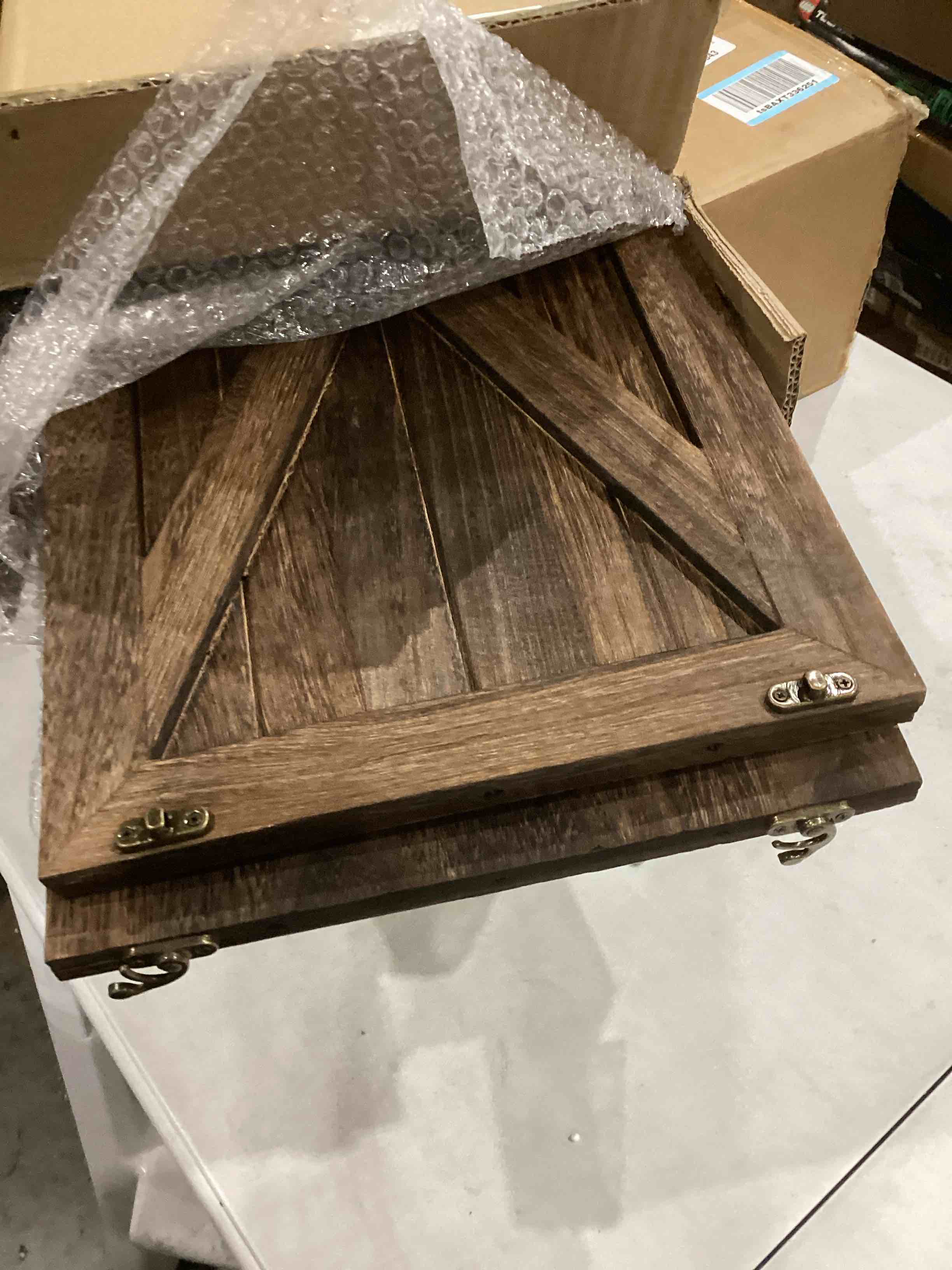 Perfnique Christmas Tree Collar, 26'' Durable Wood Tree Base, Handmade ...