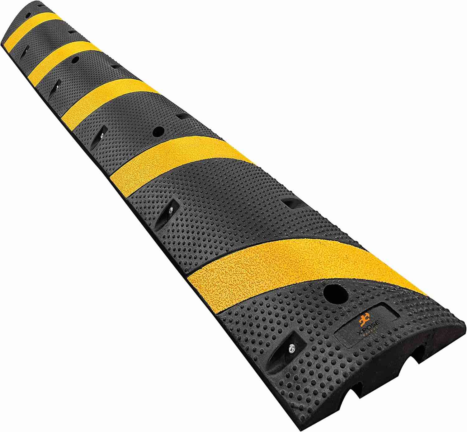 Speed Bump Strip - 6 Ft Rubber Speed Humps with Modular Interlocking ...