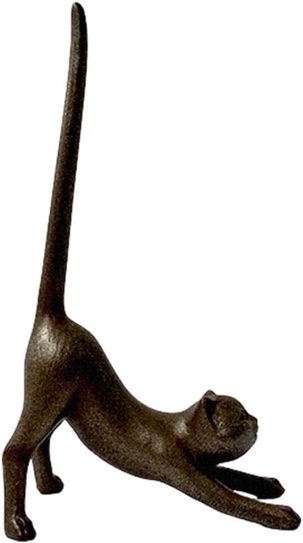 Kitty Crouch Paper Towel Holder Figurine