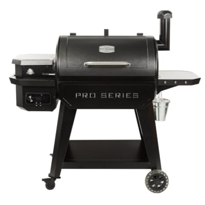 Pit Boss Wood Pellet Pro Series 850-Sq in Hammertone Pellet Grill with ...